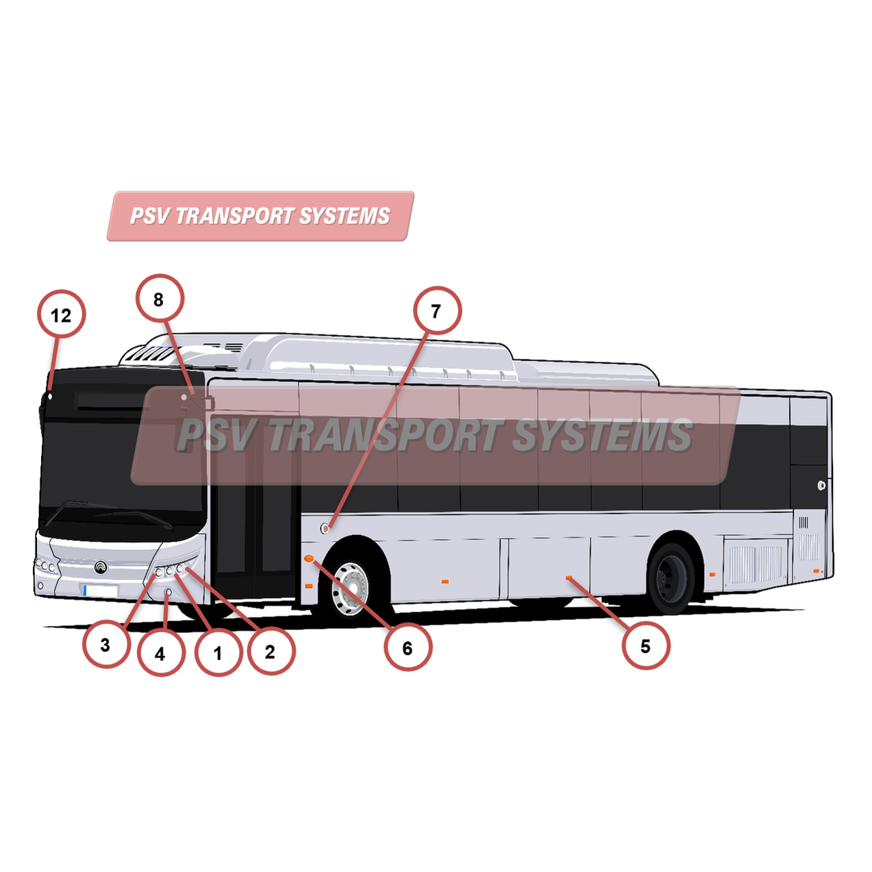 Yutong E12 Exterior Body - PSV Transport Systems